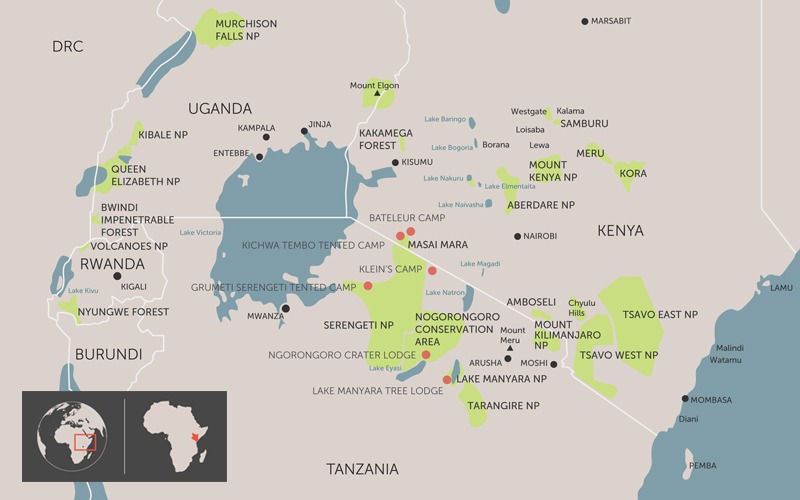 Lake Manyara Map