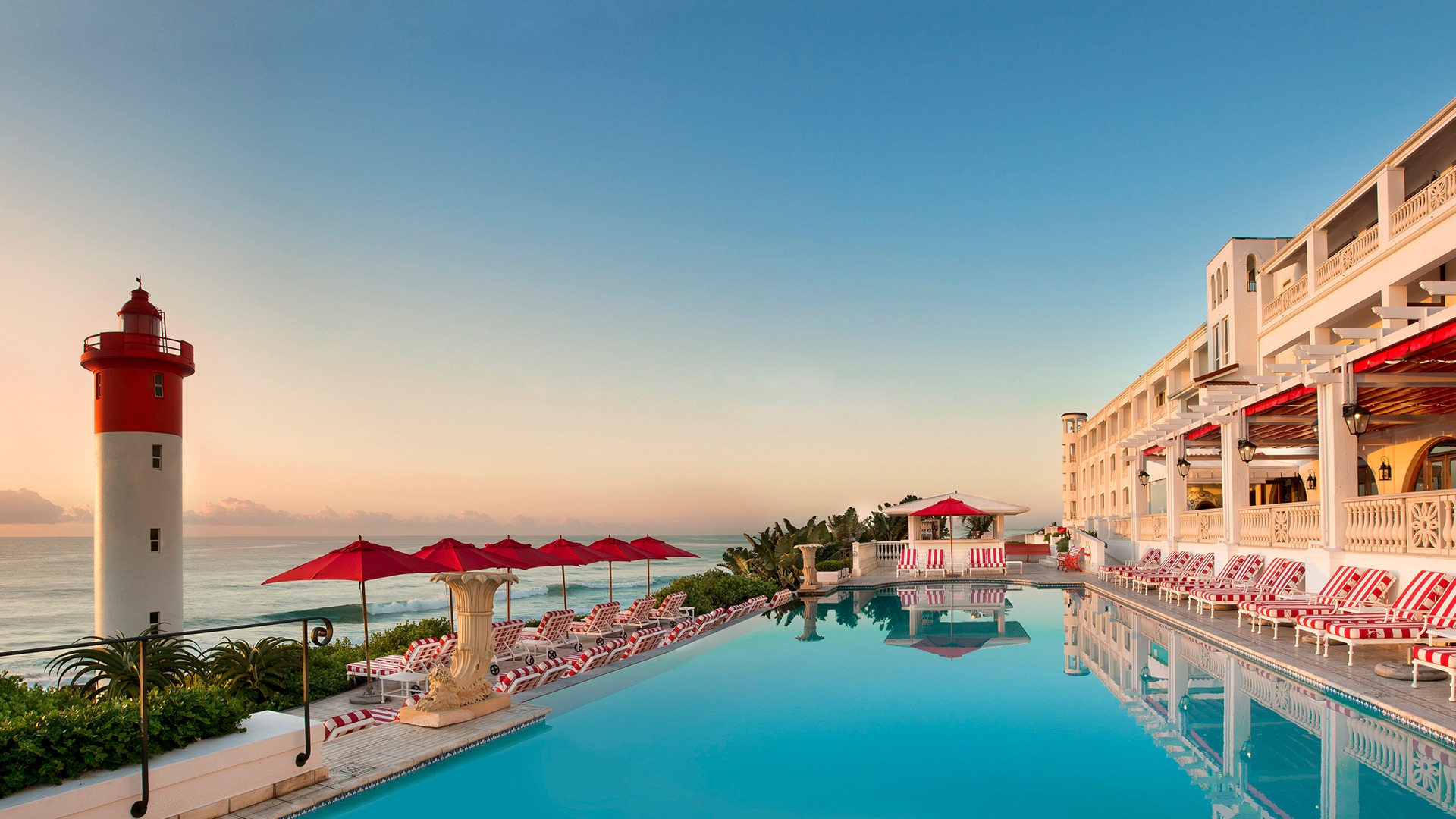 The Oyster Box Hotel | Ovelooks Indian Ocean | andBeyond