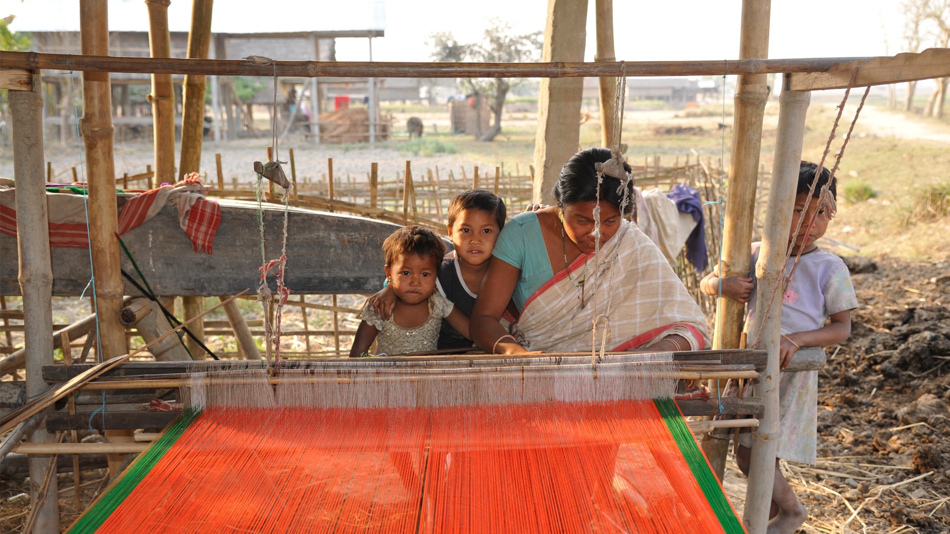 Visit Local Weavers near Kaziranga | Weaving | andBeyond